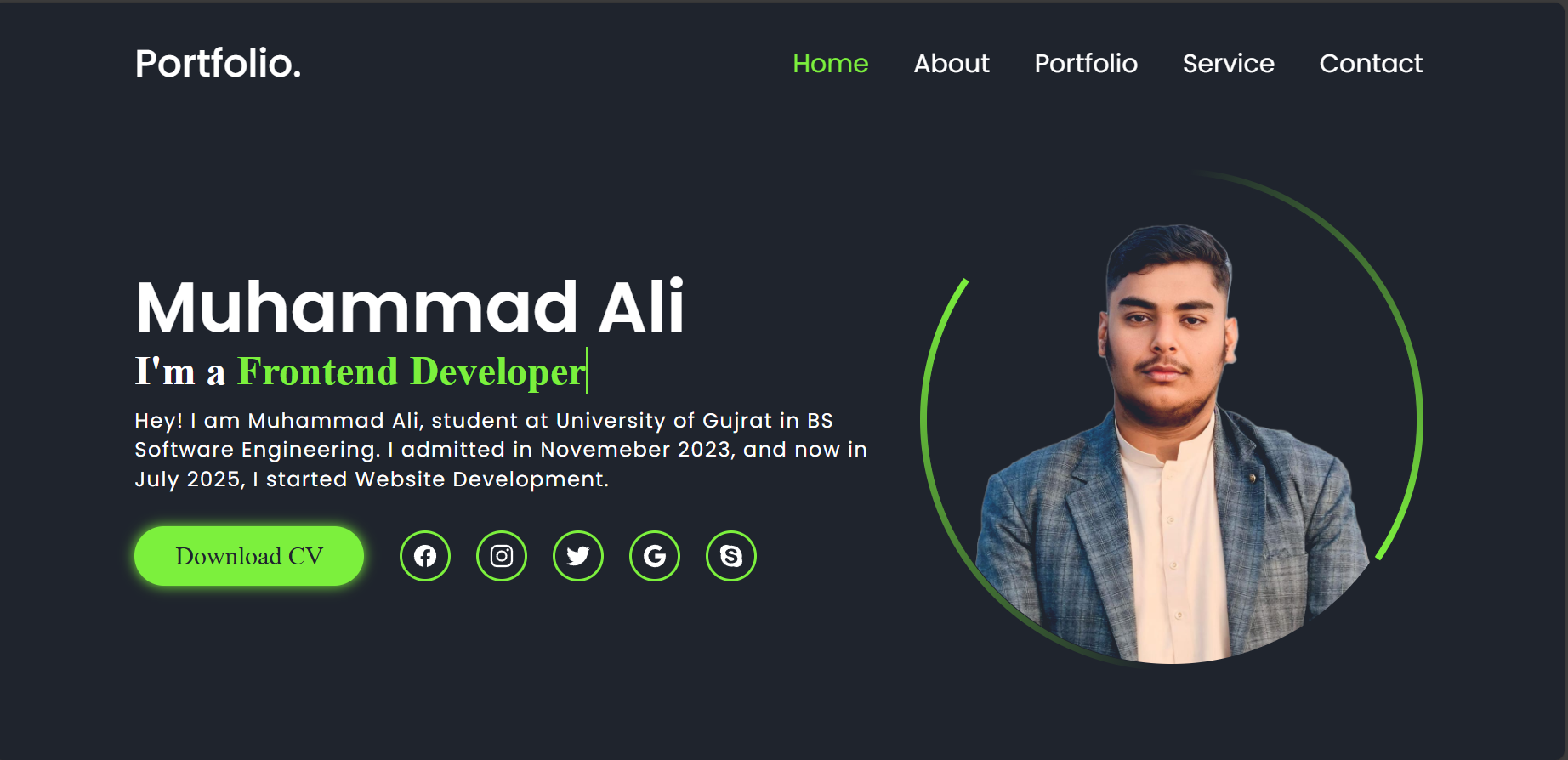 Portfolio | Muhammad Ali